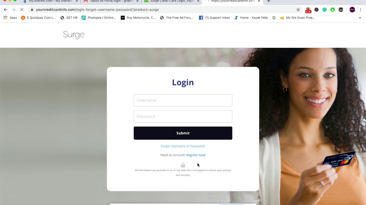 SurgeCardInfo Login - Surge Card Info